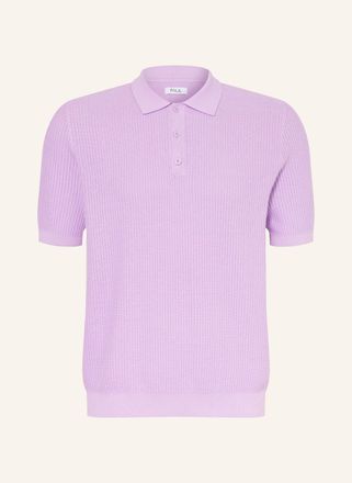 Paul Paul Strick-Poloshirt lila
