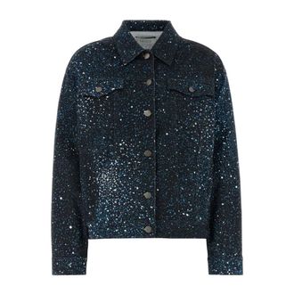 Giuseppe Di Morabito Bedruckte Stretch Jeansjacke - - Jackets - Damen - Mehrfarbig - XS