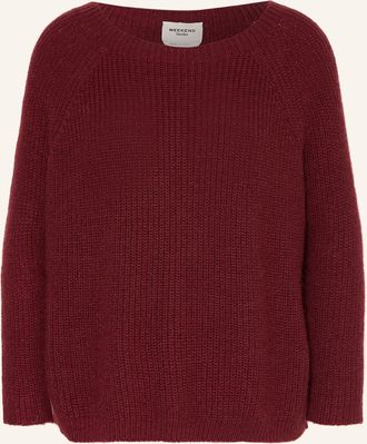 Max Mara Weekend Max Mara Pullover Xeno Mit 3/4-Arm rot