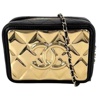 Chanel Sac Vanity Vintage Pre-owned - Femme - Pre-owned - Noir - Taille: ONE Size