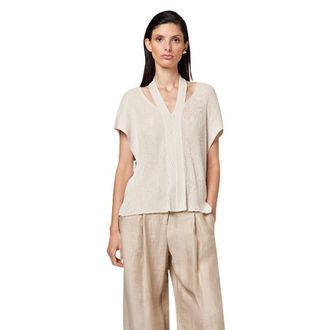 Alpha Studio Damen, Strickwaren, Beige, MGr&ouml;&szlig;e