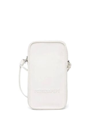 Patrizia Pepe sac à bandoulière à logo embossé - Blanc