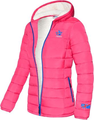 Nebulus Damen Jacke GLOWFUR, warme Outdoorjacke, praktische & vielseitige Übergangs- & Winterjacke, pink - XXL/44