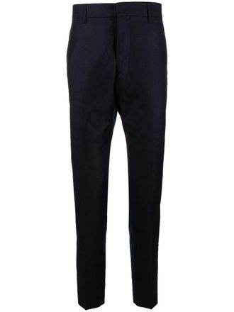 Ami pantalon en laine &agrave; coupe fusel&eacute;e - Bleu
