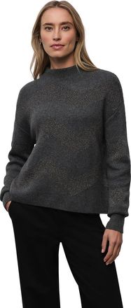 Street One Glitzer Jacquard Pullover Gravel Grey Mel. 44