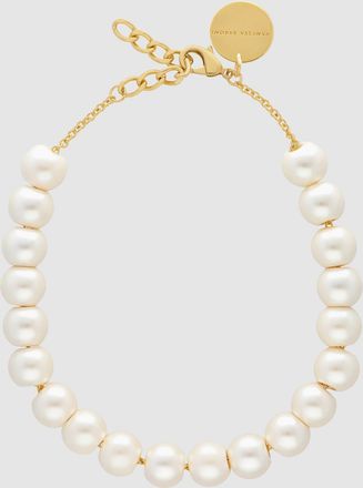 Vanessa Baroni Collier Small Beads Short Pearl