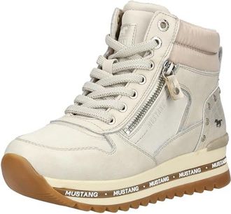 Mustang Jeans Mustang Femme 15m0312004 Bottine, Ivoire (ral 1013), 42 EU