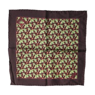 Dolce & Gabbana Quadratisches Einstecktuch mit Kaktus-Print - - Accessories - Herren - Mehrfarbig - ONE SIZE