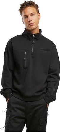 Brandit Sweat &agrave; Capuche Tactique Troyer pour Homme, Noir, 3XL