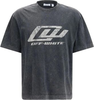 Off-white Homme, Tops, Gris, Taille: M The Racing Skate T-shirt