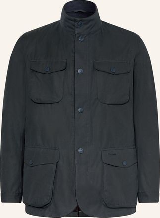 Barbour Fieldjacket Ogston Wax blau