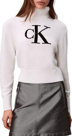 Calvin Klein Pull en maille &agrave; logo