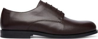 Calvin Klein Halbschuhe Calvin Klein Ess Rubber Derby Lth HM0HM02056 Dunkelbraun