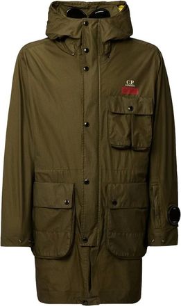 C.P. Company C.p. Company, Homme, Manteaux, Vert, Taille: L Parka Longue