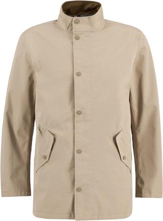 Barbour Waterproof Jacke City Chelsea mit Cordbesatz am Kragen in