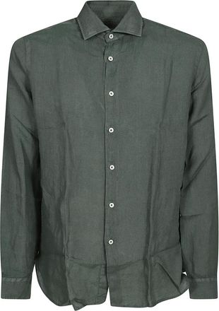 Xacus Homme, Chemises, Vert, Taille: 3XL Lino Tinto Capo