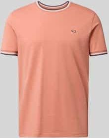 Christian Berg T-Shirt mit Kontraststreifen und Rundhalsausschnitt