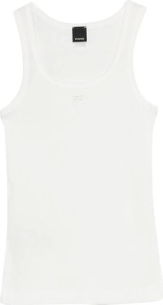 Pinko round-neck top - Wei&szlig;