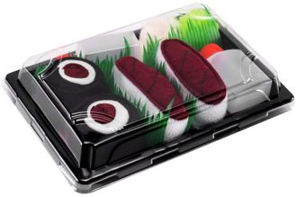 Rainbow Socks Damen Herren - Sushi Socken Thunfisch Nigiri Maki - Lustige Geschenk - 2 Paar - Gr&ouml;&szlig;en 36-40