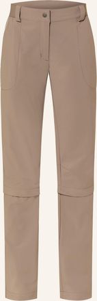 Vaude Zipp-Off-Hose Farley Stretch Capri beige
