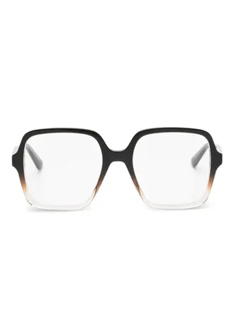 Alexander McQueen Eyewear lunettes de vue &agrave; monture carr&eacute;e - Noir