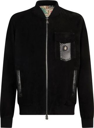 Billionaire Boys Club Homme, Vestes, Noir, Taille: L Bomber en cuir