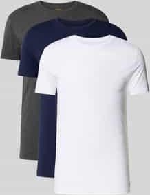 Ralph Lauren Regular Fit T-Shirt-Set aus reiner Baumwolle im 3er-Pack