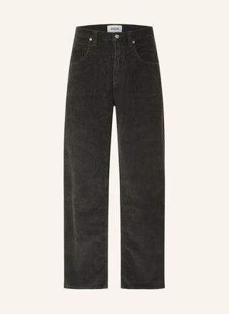 A Gold E Agolde Cordhose Regular Fit grau