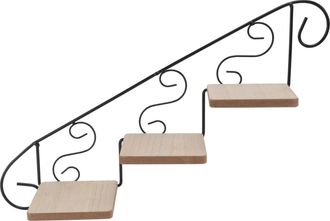 Vosarea Blumentopfhalter Wand Metall Blumenst&auml;nder Treppe Form Pflanzenregal Pflanzenhalterung zum Aufh&auml;ngen Wand Blumenregal f&uuml;r Balkon Gel&auml;nder H&auml;ngetopf &Uuml;b