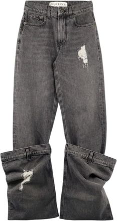 J.W.Anderson Femme, Jeans, Gris, Taille: W26 Jeans Bucket Délavés
