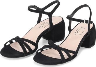 AGL Low-Top Sneaker - Pumps aus Veloursleder - Gr. 36 (EU) - in Schwarz - f&uuml;r Damen