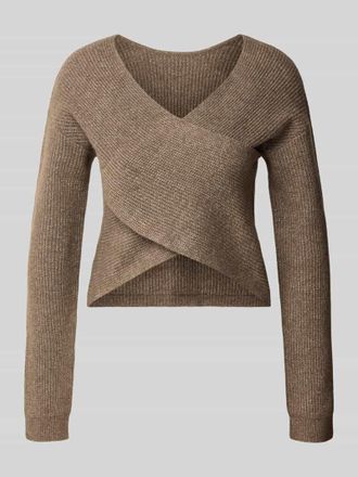 Pieces Pullover mit Wickeloptik