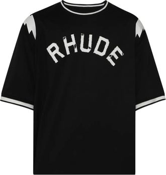 Rhude t-shirt Lightning Ringer - Noir