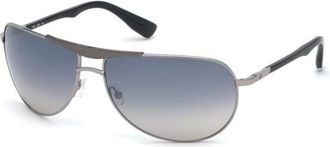 Web Eyewear Homme, Accessoires, Gris, Taille: ONE Size Metal Frame Aviator Lunettes de soleil