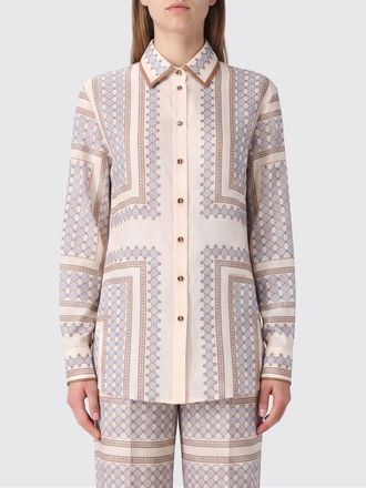 Zimmermann Chemise Geo en ramie &agrave; imprim&eacute; g&eacute;om&eacute;trique et col fran&ccedil;ais