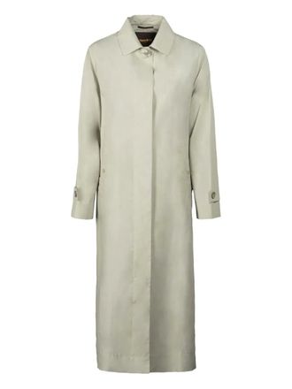 Moorer trench oversize à sangles - Vert