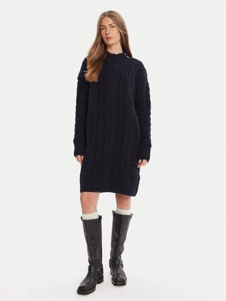Barbour Strickkleid Belford LDR0946NY73 Dunkelblau Regular Fit