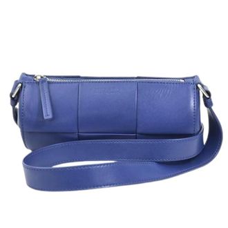 Bottega Veneta Sac bandouli&egrave;re vintage Pre-owned - Femme - Pre-owned - Bleu - Taille: ONE Size