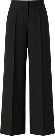 Meimeij Pantalon Large Taille Haute Court - Femme - Pantalons - Noir - Taille: 36 FR