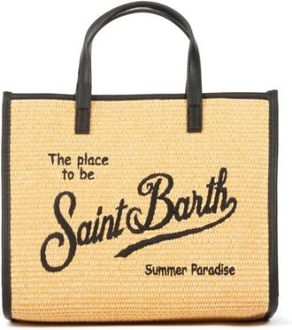 Saint Barth Femme, Sacs, Brun, Taille: ONE Size Vivian Midi Tote