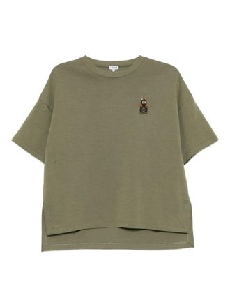Loewe t-shirt &agrave; logo brod&eacute; - Vert