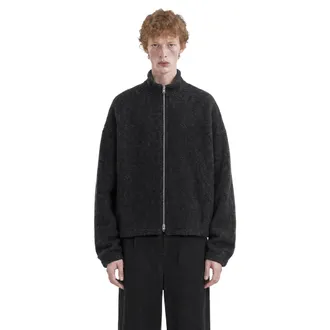 Jil Sander Wool Fleece Zip-Up Sweatshirt