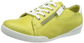 Andrea Conti Damen 0347839 Sneaker, Limone/Weiss, 37 EU