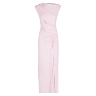 SIMKHAI Acacia Draped Jersey Midi Kleid - - Dresses - Damen - Rosa - S