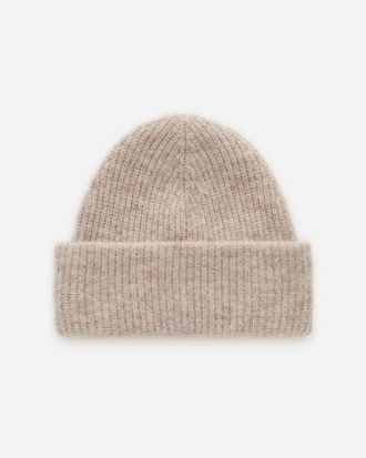 Arket Beanie Aus Alpakawolle Und Wolle -Beige