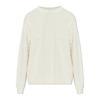 Golden Goose Femme, Sweatshirts et sweats &agrave; capuche, Beige, Taille: 36 FR Vintage-Effect SweaT-shirt