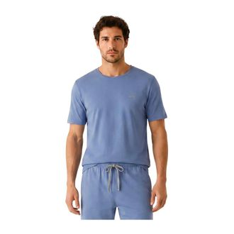 HUGO BOSS Mix&Match T-Shirt R - - Tops - Herren - Blau - L