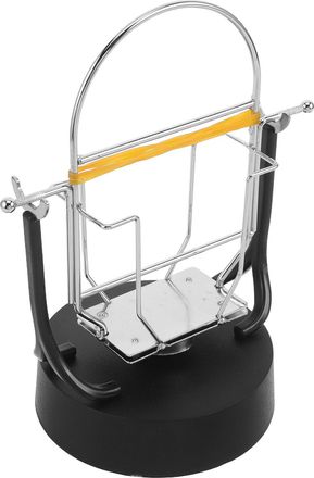 Soimiss Automatischer Ger&auml;uschloser Schrittz&auml;hler mit Doppel Handyhalterung Kompakter Sch&uuml;ttelger&auml;t f&uuml;r Smartphones bis 64 Zoll Fitness Schreibtisch Wippger&auml;t