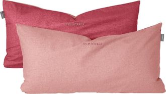 Schiesser Kissenhüllenset Doubleface - Renforcé - 2-teilig - 40 x 80 cm - Rosa