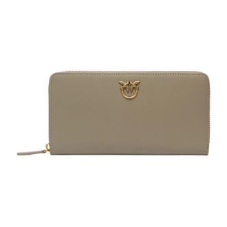 Pinko Pinko, Femme, Accessoires, Vert, Taille: ONE Size Ryder Zip Around